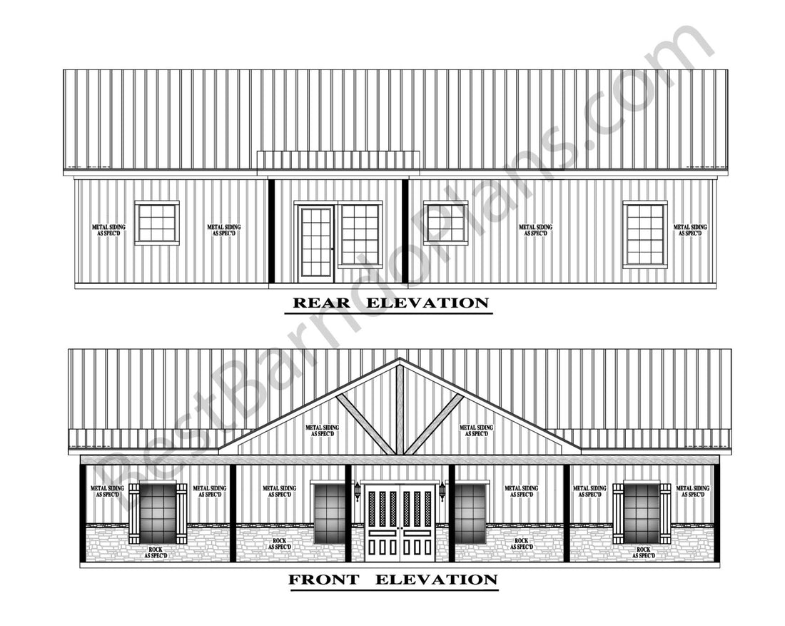 Wilderness Ridge Plan – BEST BARNDO PLANS